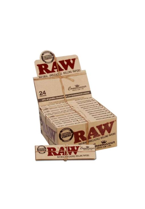 011 RAW Connoisseur Papers KS Slim with Tips – Centrum Smoke Shop