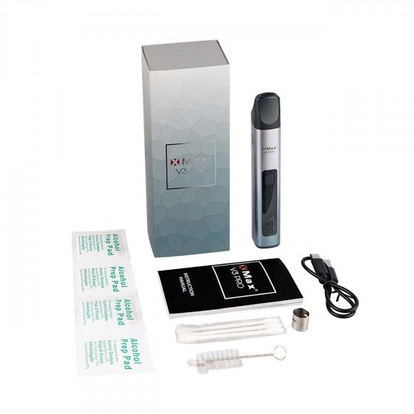 XMAX V3 PRO Vaporizer Silver – Centrum Smoke Shop